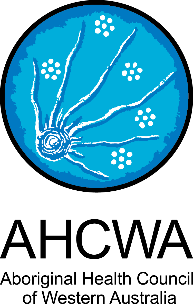 AHCWA logo with words – Health Consumers' Council WA